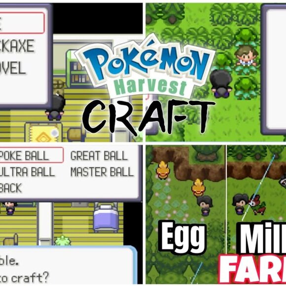 Video Games & Consoles | Pokemon Harvest Craft Gba Rom Hack Game Custom Gameboy Advance | Poshmark